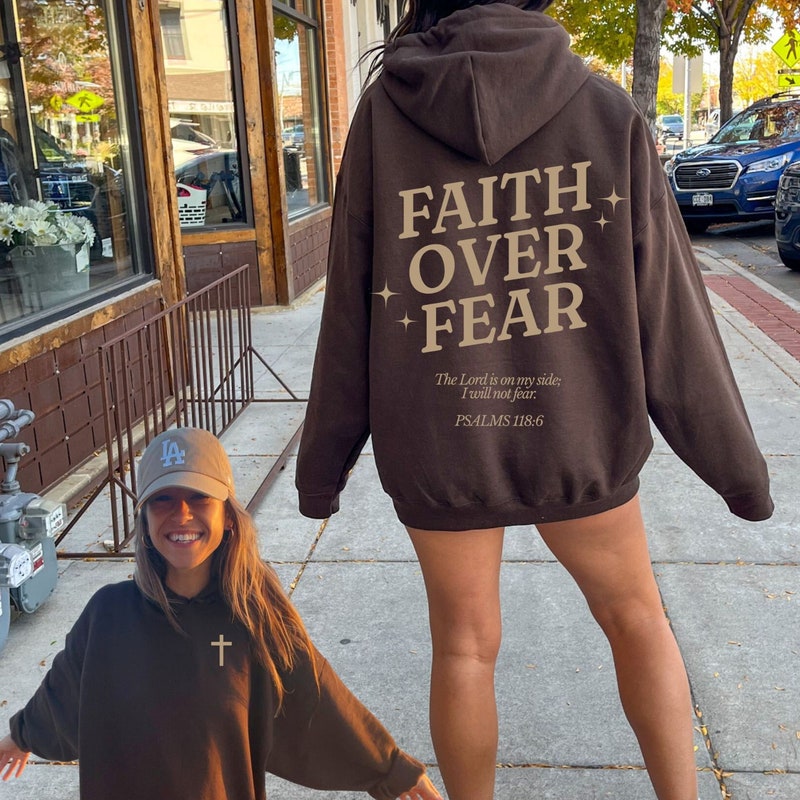 Faith Over Fear Hoodie - Etsy
