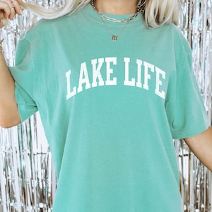 Comfort Colors, Lake Life Shirt, Lake Shirt, on the Lake, at the Lake, Vacation Shirts, Gift for ...