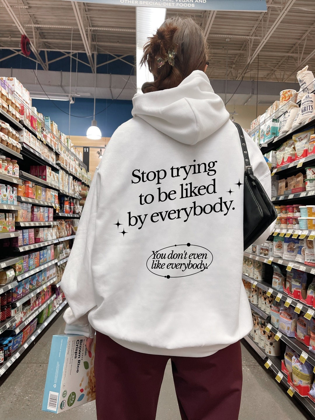 Y2K Hoodie, Positive Hoodie, Affirmation Hoodie, Trendy Hoodie ...