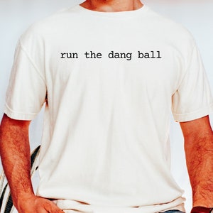 Comfort Colors Football Shirt, Football Game Shirt, Sunday Shirt, Run ...