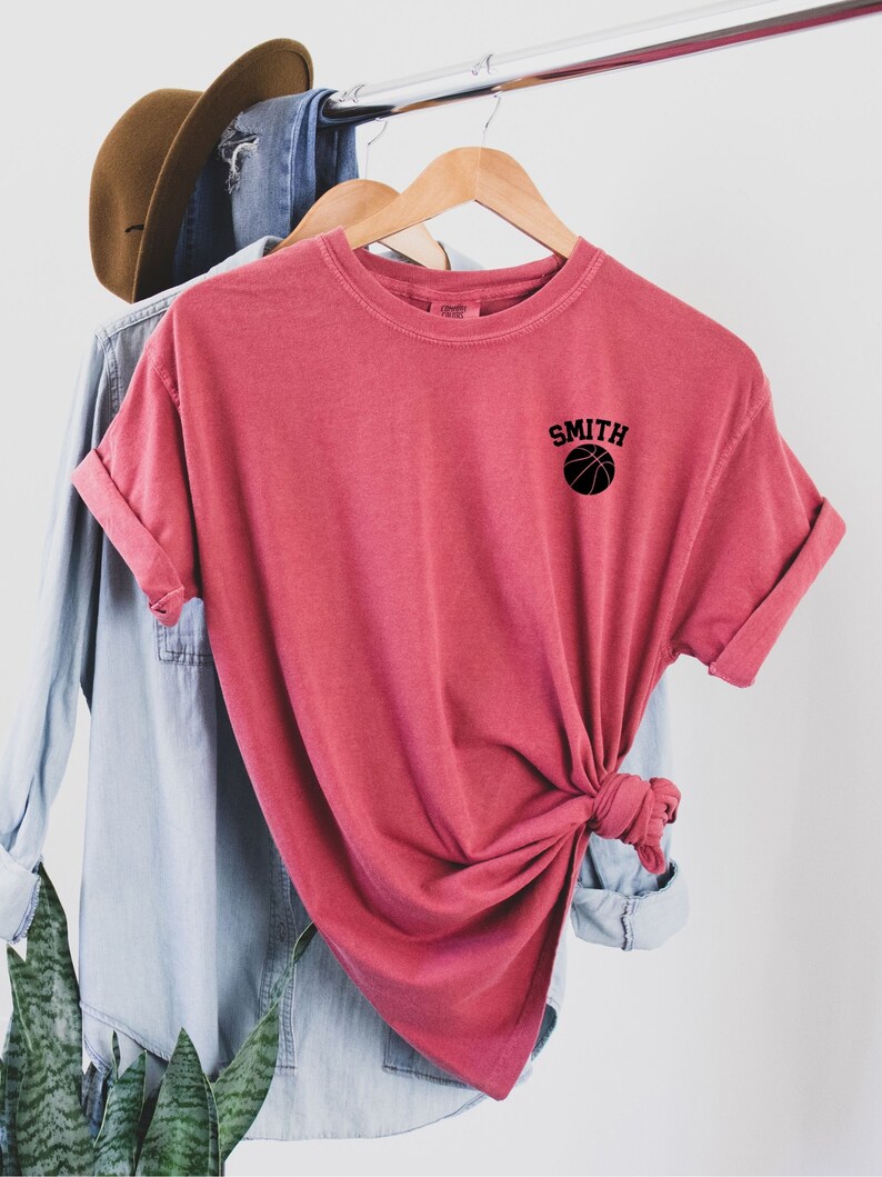 Custom Basketball Shirt Comfort Colors® Basketball Shirt - Etsy