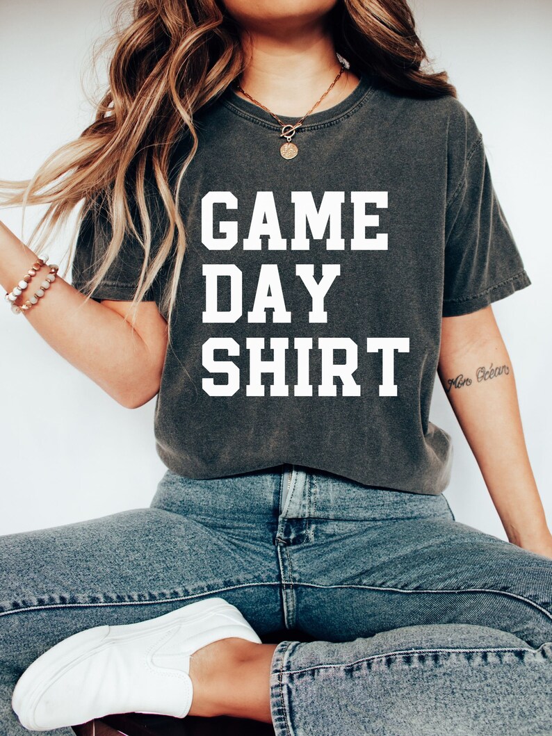 Comfort Colors® Football Shirt Unisex Trendy Football Shirt - Etsy