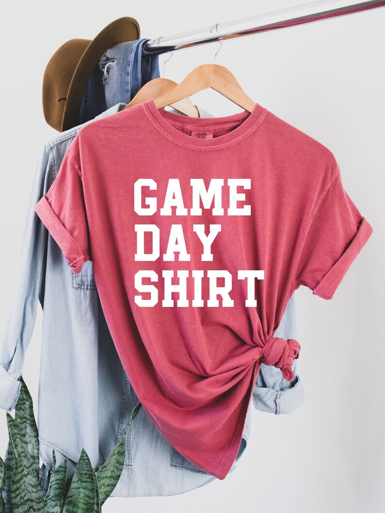 Comfort Colors® Football Shirt Unisex Trendy Football Shirt - Etsy