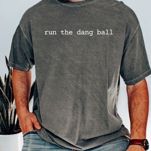 Comfort Colors Football Shirt, Football Game Shirt, Sunday Shirt, Run ...