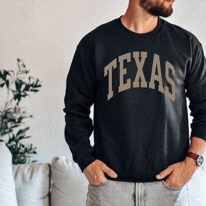 Texas Sweatshirt, Texas Shirt, Texas Crewneck, Texas Gift, Vintage ...