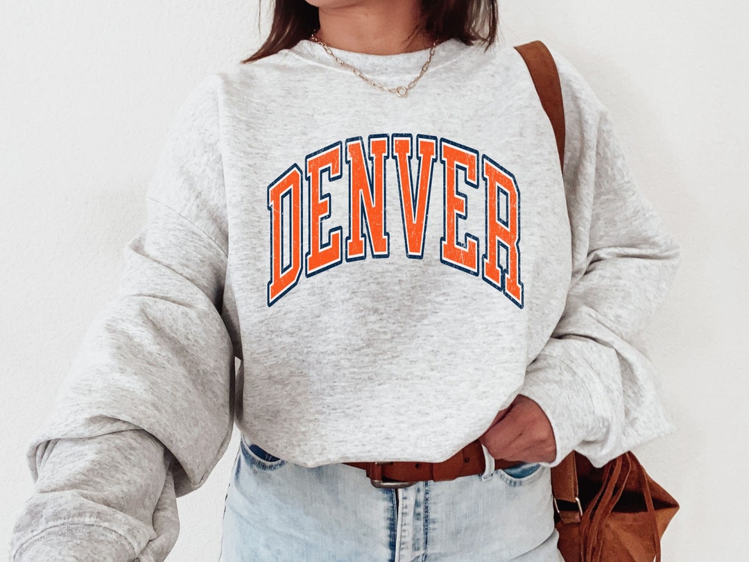 Denver Sweatshirt, Denver Crewneck, Vintage Denver Shirt, Denver Shirt ...