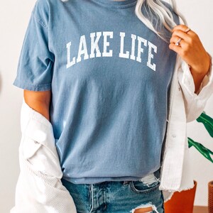 Comfort Colors, Lake Life Shirt, Lake Shirt, on the Lake, at the Lake, Vacation Shirts, Gift for ...