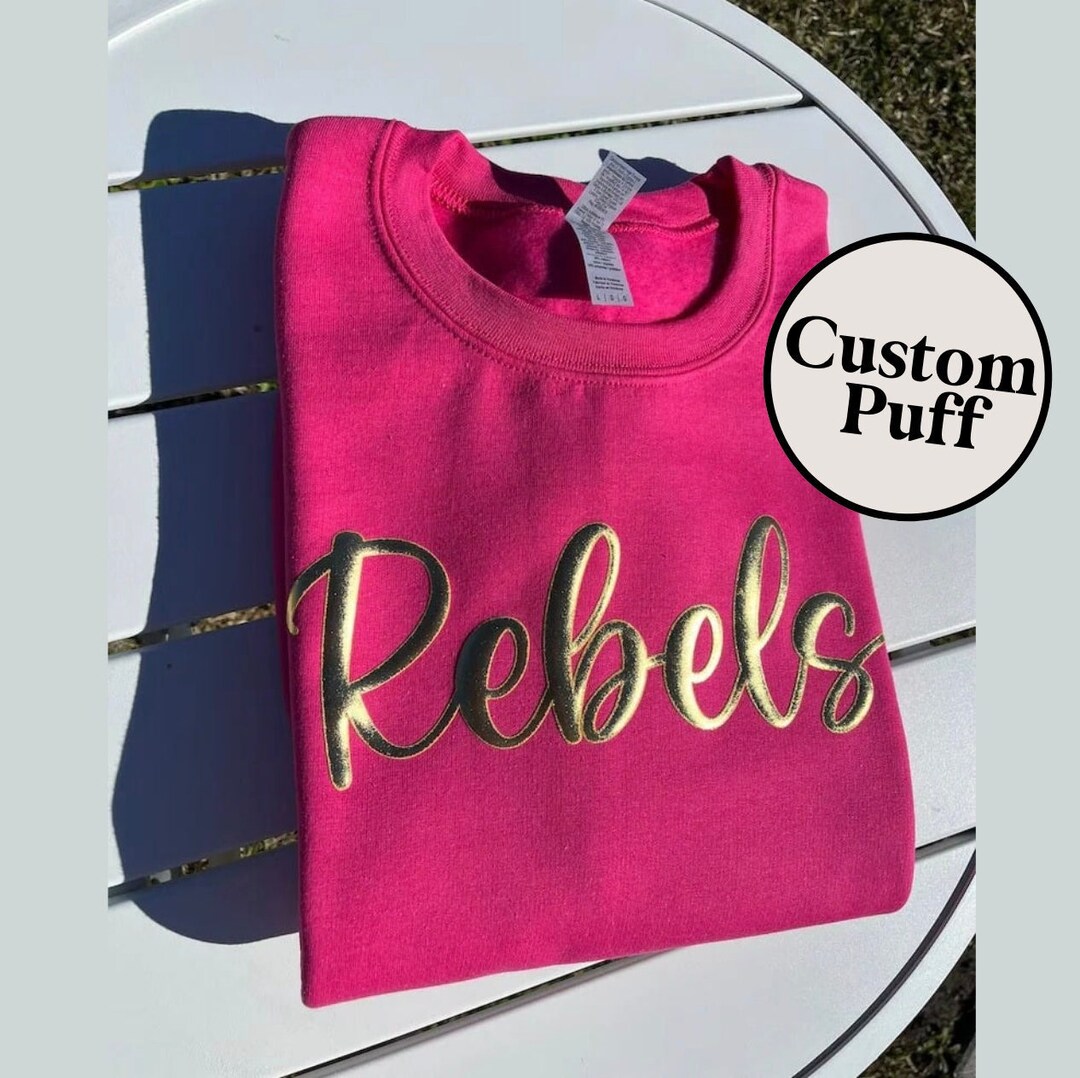 Custom Puff Print, Puff Print Sweatshirt, Puff Print Tshirt, Custom ...