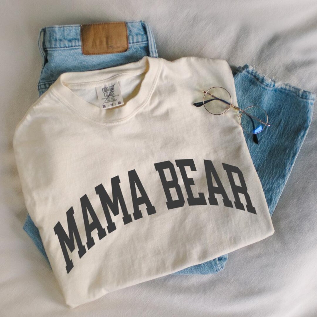 Mama Bear Shirt, Mama Bear Tshirt, Mama Bear, Mama Bear Comfort Colors ...