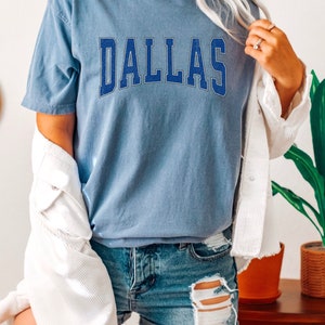 Comfort Colors, Dallas Shirt, Dallas Shirt, Texas Shirt, Shirt, Dallas ...