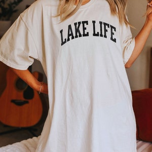 Comfort Colors, Lake Life Shirt, Lake Shirt, on the Lake, at the Lake, Vacation Shirts, Gift for ...