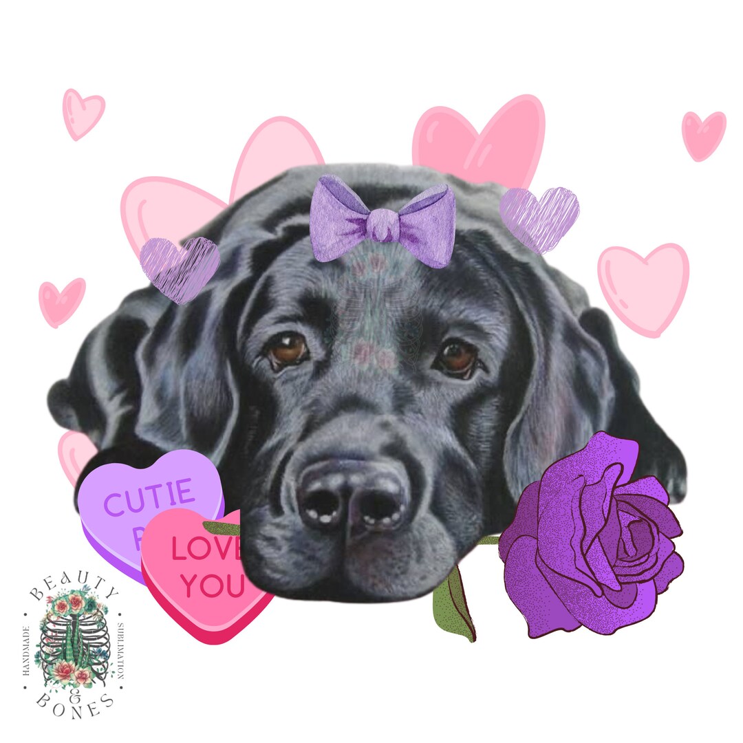 Valentine Lab PNG Digital Download Image - Etsy