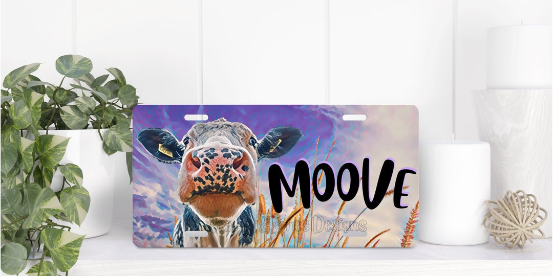 Custom Personalized License Plates Farm Names Cow Witch - Etsy