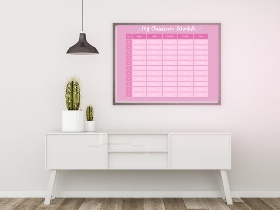 Editable Classroom Schedule | Etsy