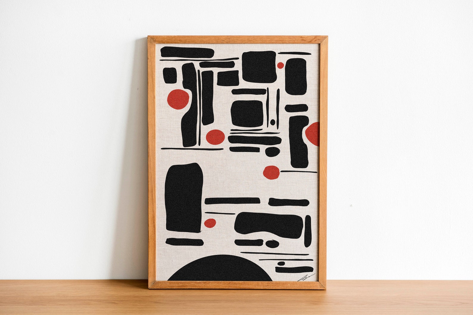 Printable Set of Abstract Lines and Dots | Printable Minimal Wall Art ...