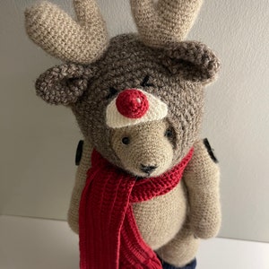 Crochet Pattern PDF Reindeer Outfit - Etsy