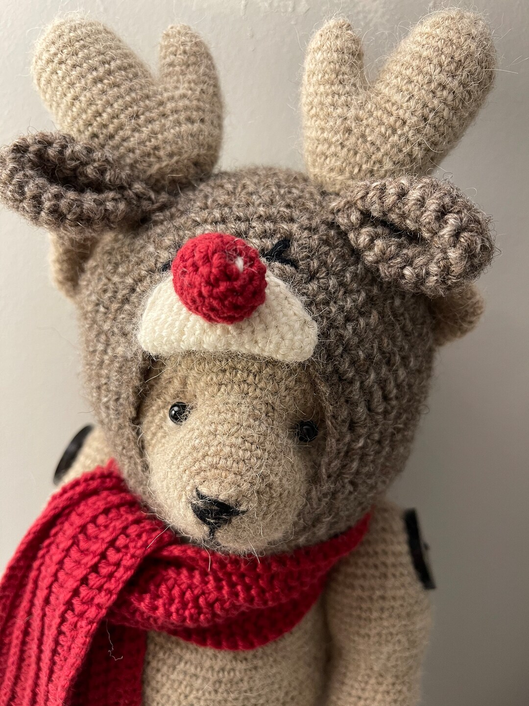 Crochet Pattern PDF Reindeer Outfit - Etsy