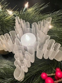 Snowflake Tea Light 3D Printed - Etsy