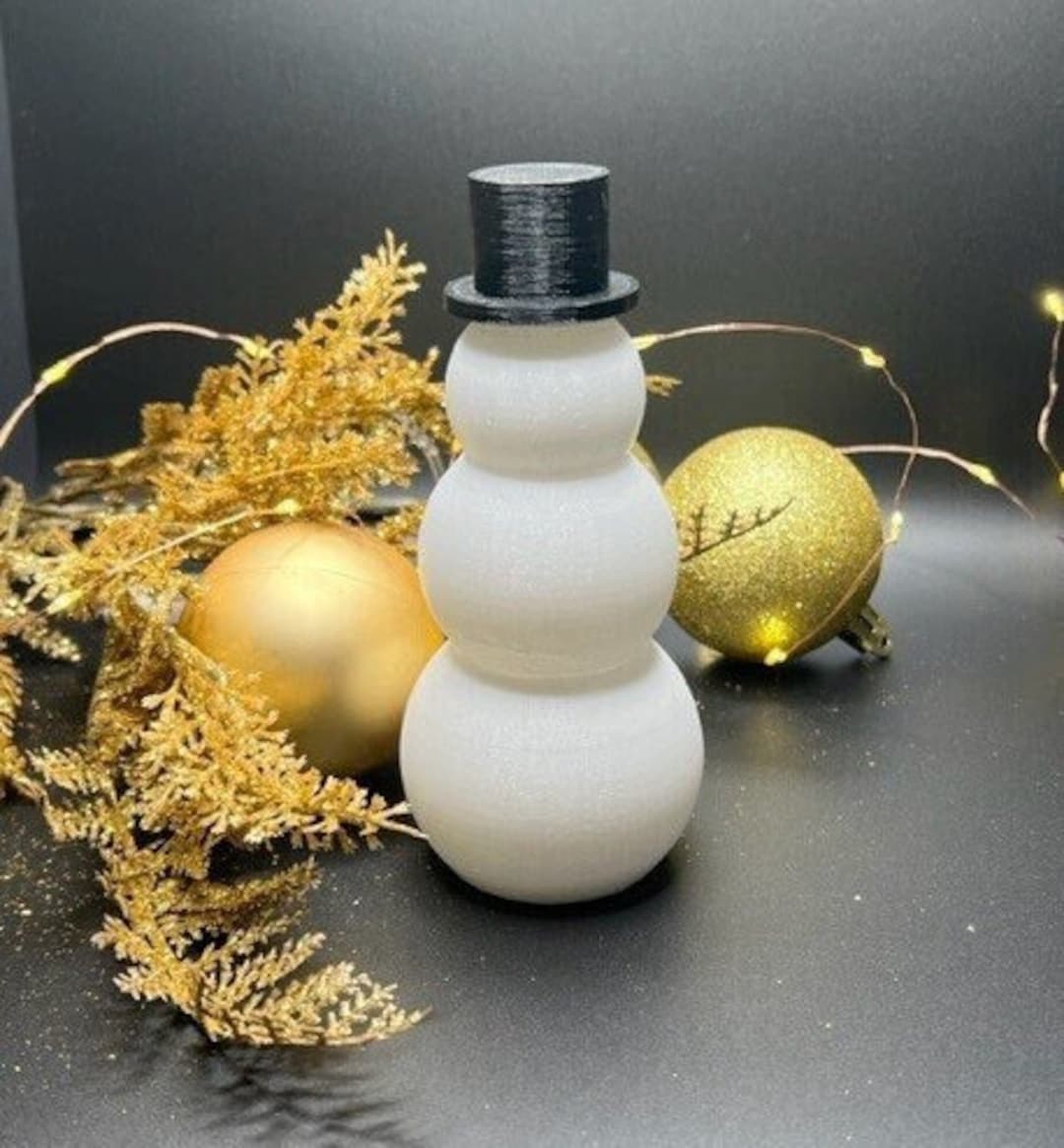 Snowman Tea Light 3D Printed - Etsy