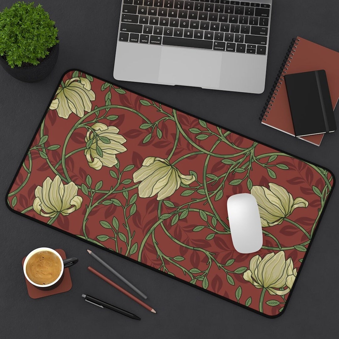 Large Desk Mat | William Morris Print * Floral Desk Mat * Large Desk ...
