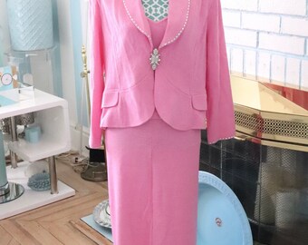 Pink St John Suit - Etsy