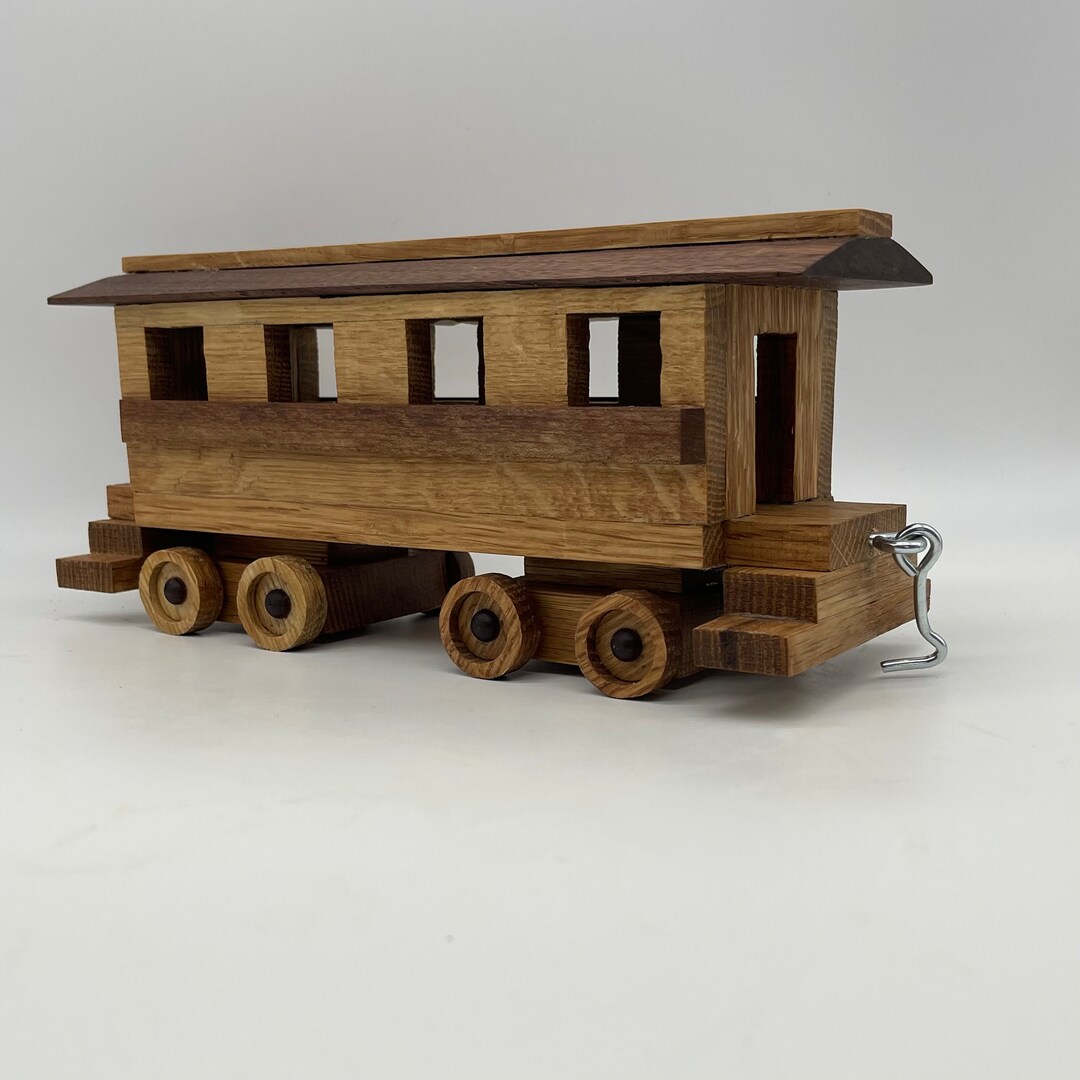 Train Passenger Car, Wooden Handmade, Toy Train - Etsy