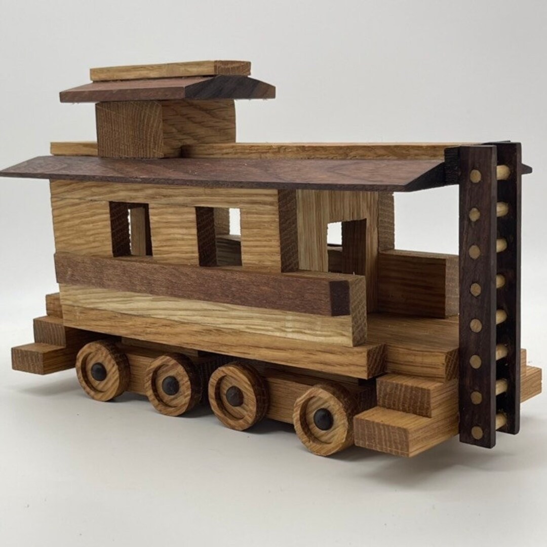 Caboose | Eco Friendly Toys | Wooden Train | Handmade Wooden Toys - Etsy