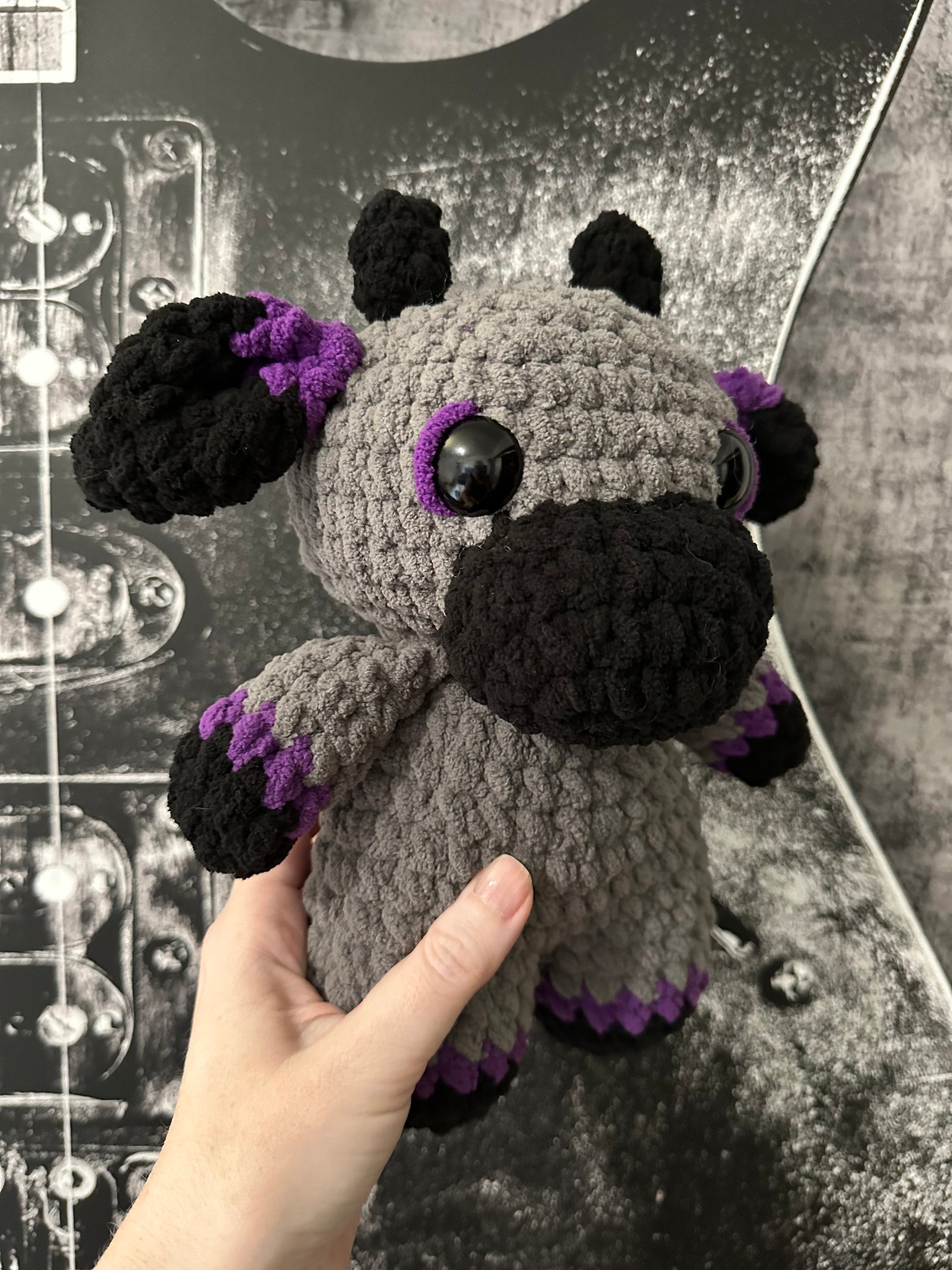 Emo Cow Plushie - Etsy