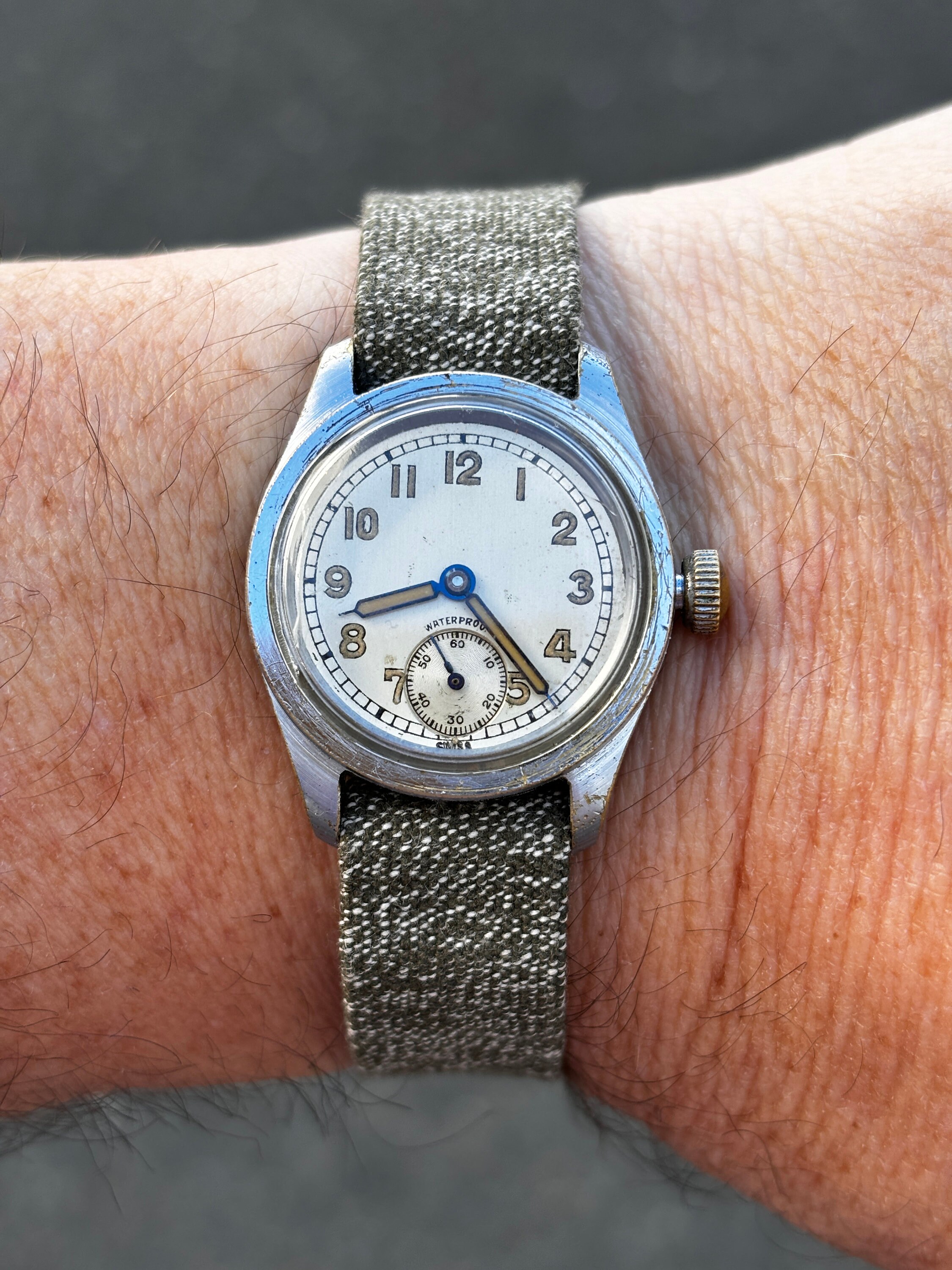 Vintage WWII Military Watch, Swiss Made, Fully Serviced - Etsy