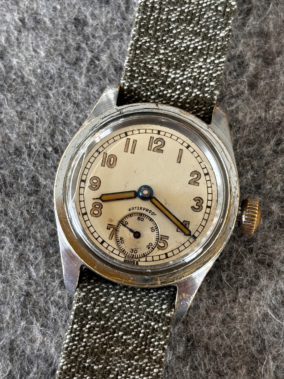 Vintage WWII Military Watch, Swiss Made, Fully Serviced - Etsy
