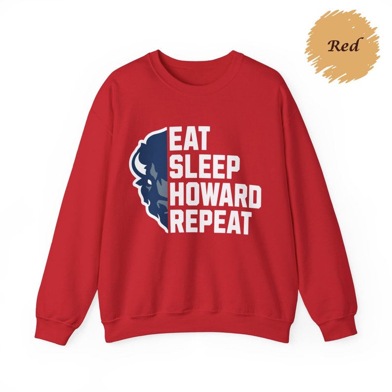 Howard University Apparel, College Sweatshirt, Black College Sweatshirt ...