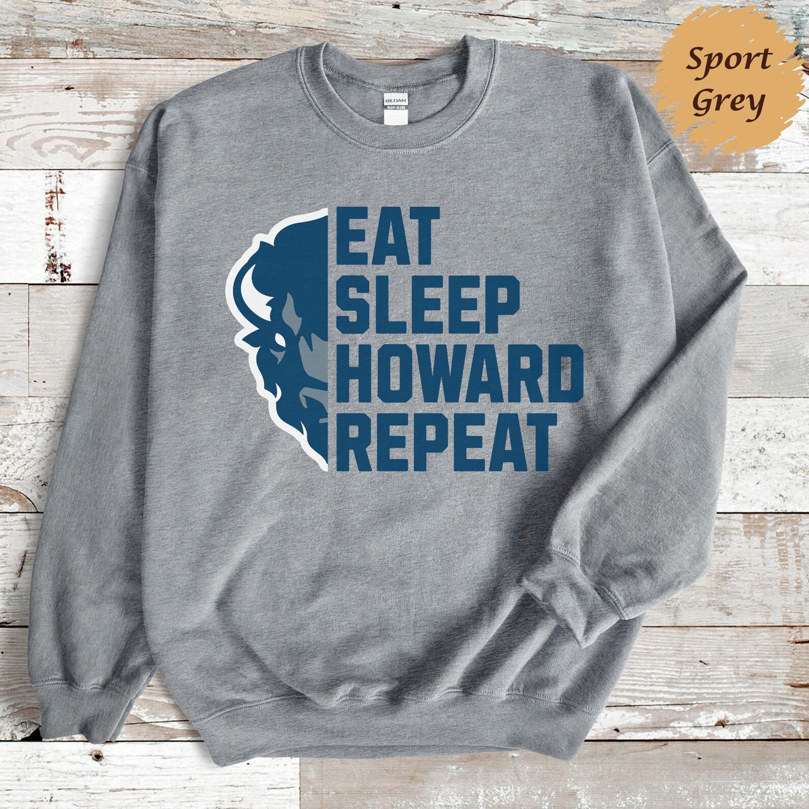 Howard University Apparel, College Sweatshirt, Black College Sweatshirt ...