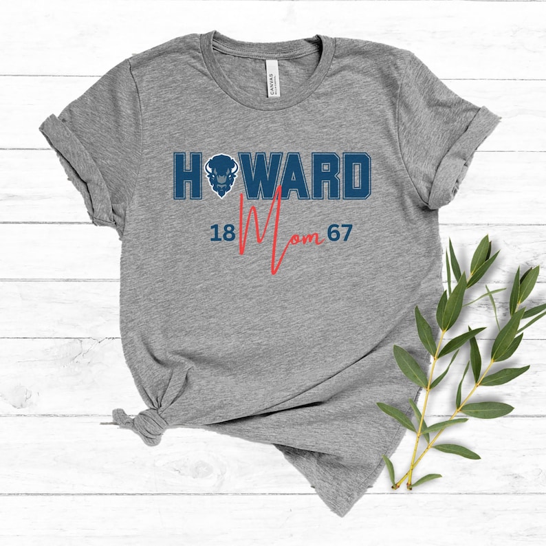 Howard Mom Shirt, Howard University Apparel, Howard Bison T-shirt ...