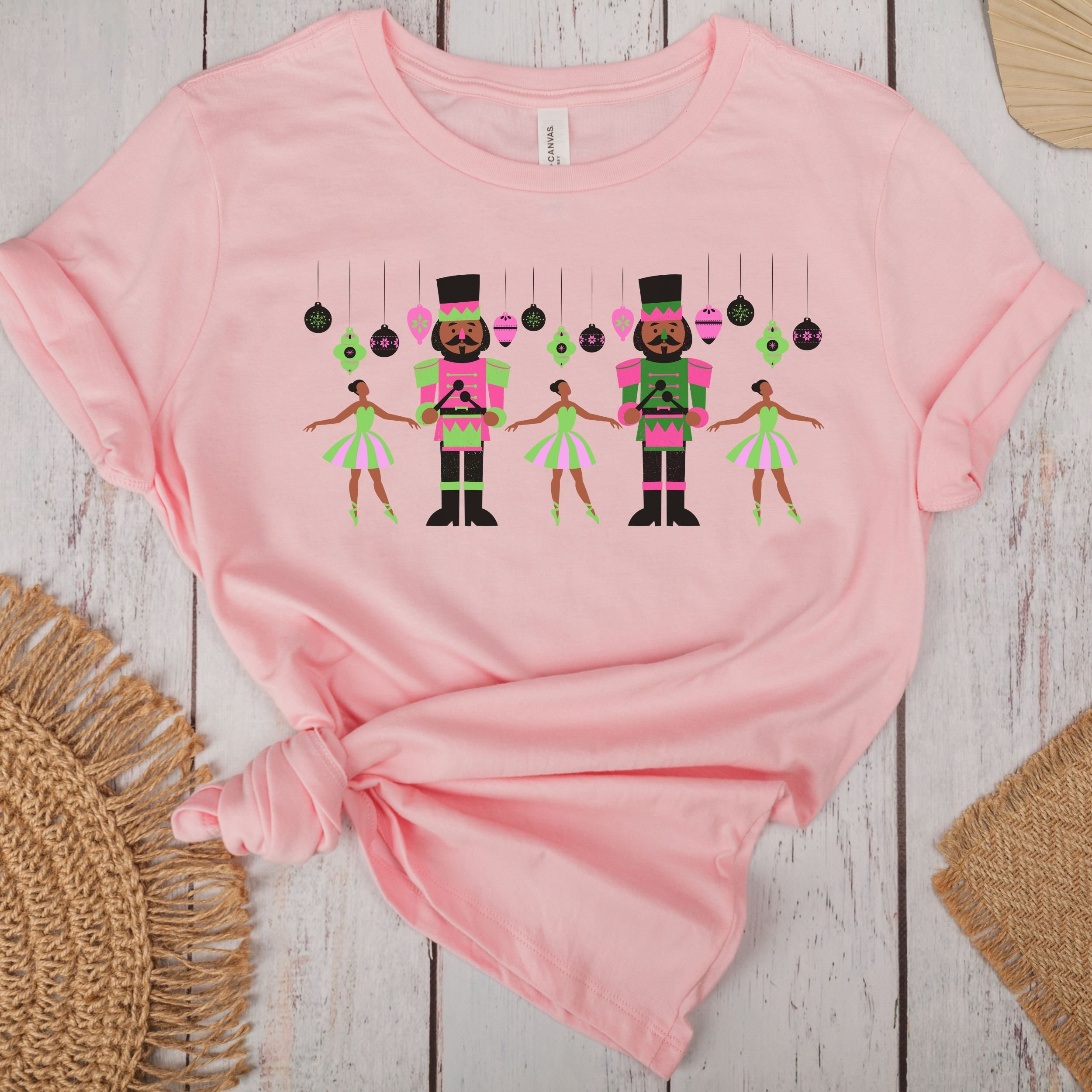 Vintage Black Nutcracker Shirt, Pink and Green Nutcracker T-shirt ...