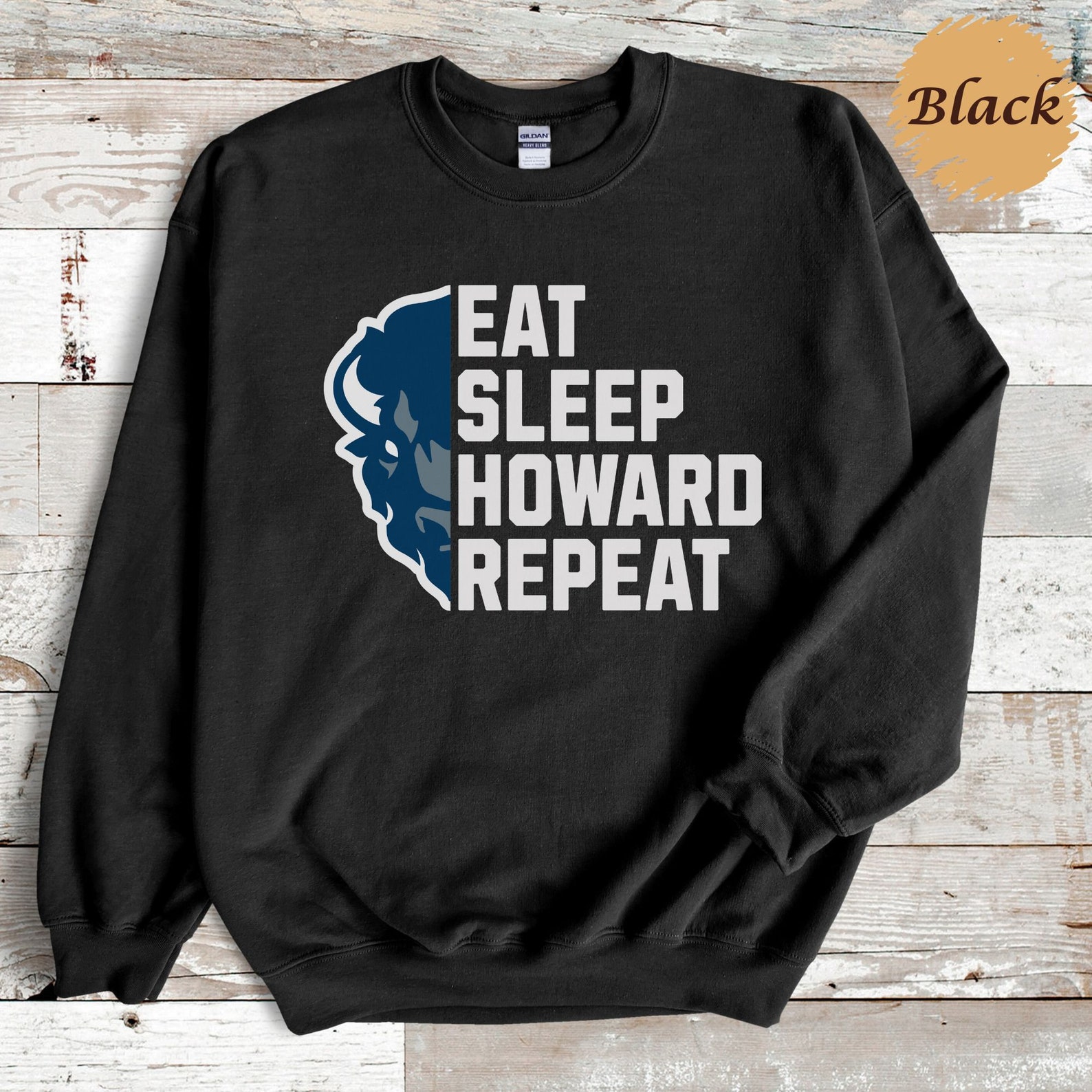 Howard University Apparel, College Sweatshirt, Black College Sweatshirt ...