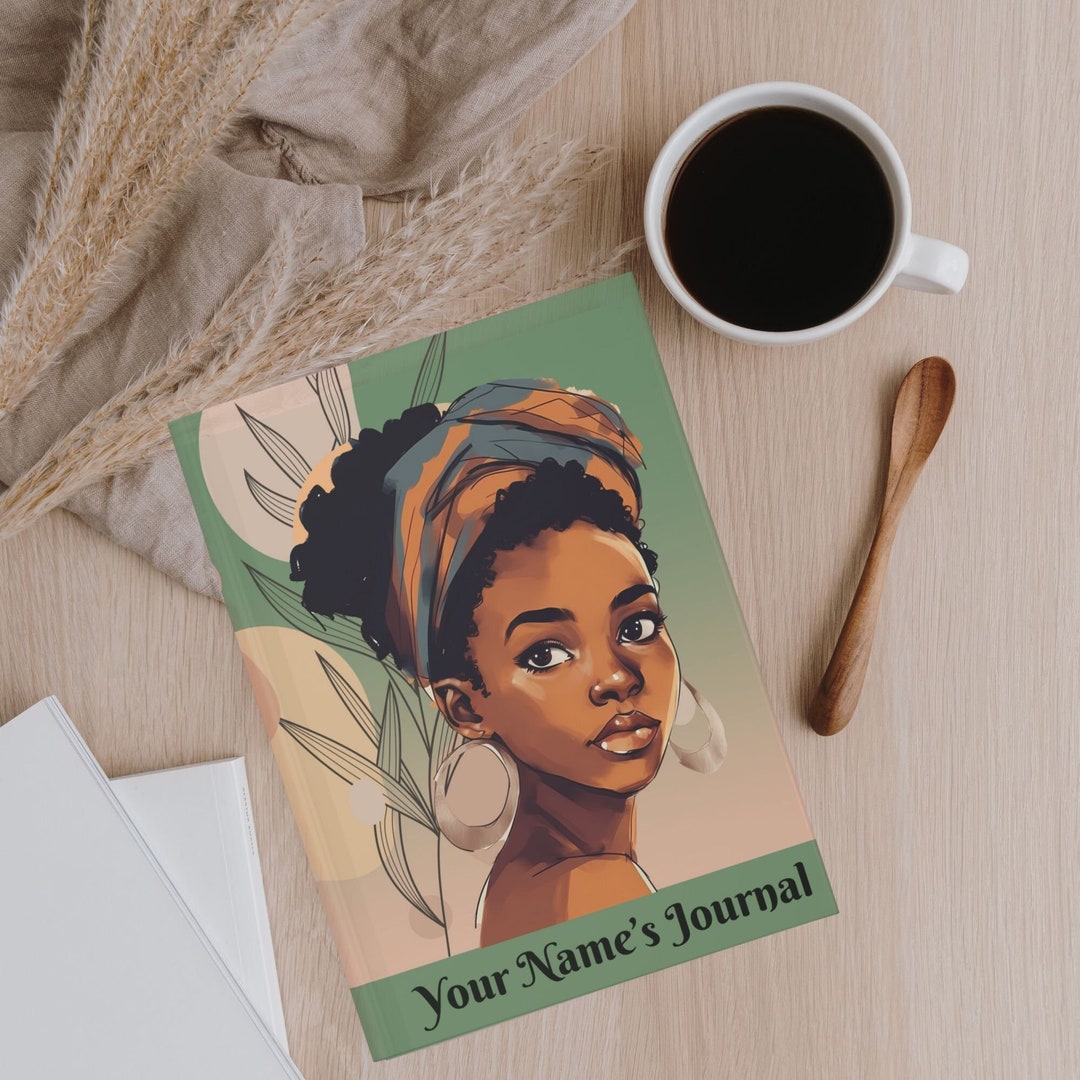 Personalized Journal, African American Journals, Gift for Black Woman ...