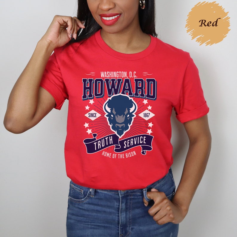 Howard University T-shirt, College Shirt, Black College Tshirt, HBCU ...
