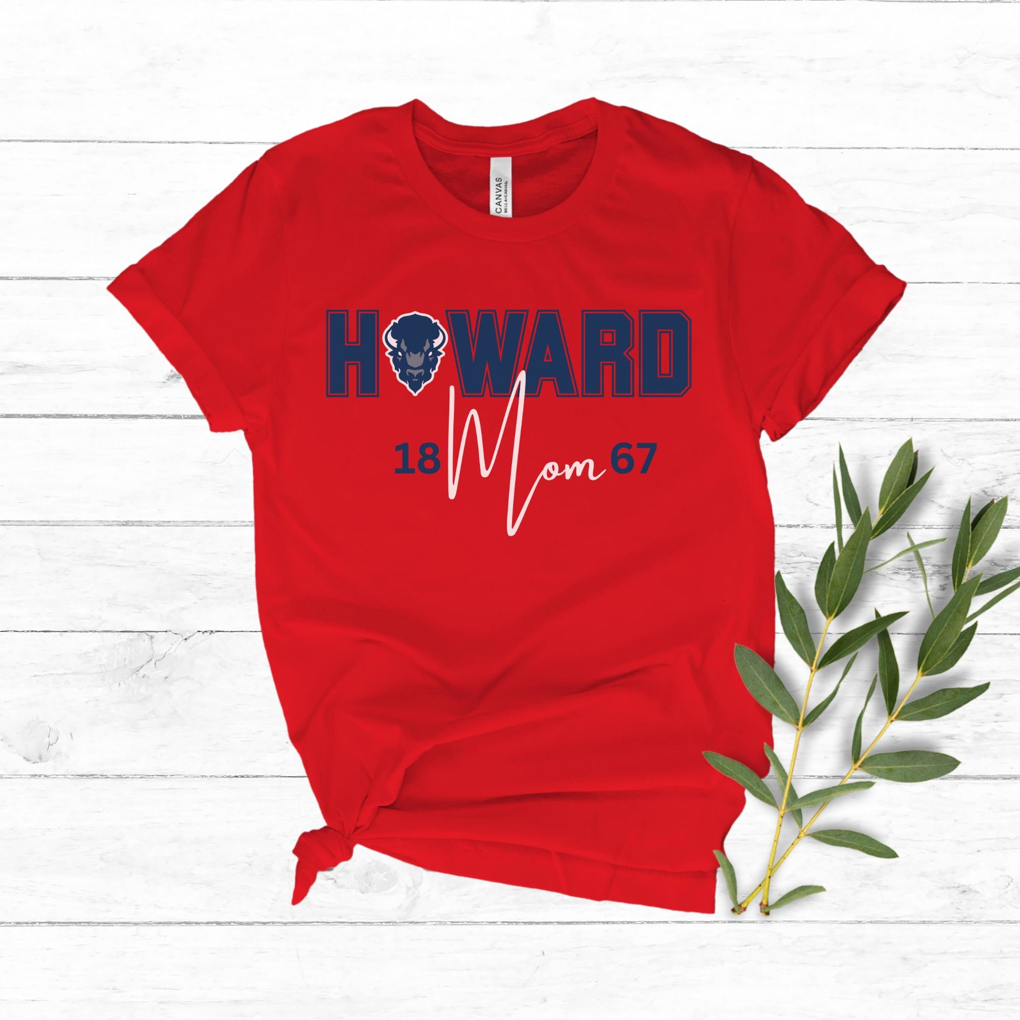 Howard Mom Shirt, Howard University Apparel, Howard Bison T-shirt ...