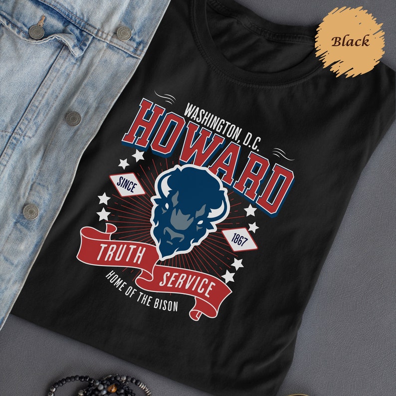 Howard University T-shirt, College Shirt, Black College Tshirt, HBCU ...