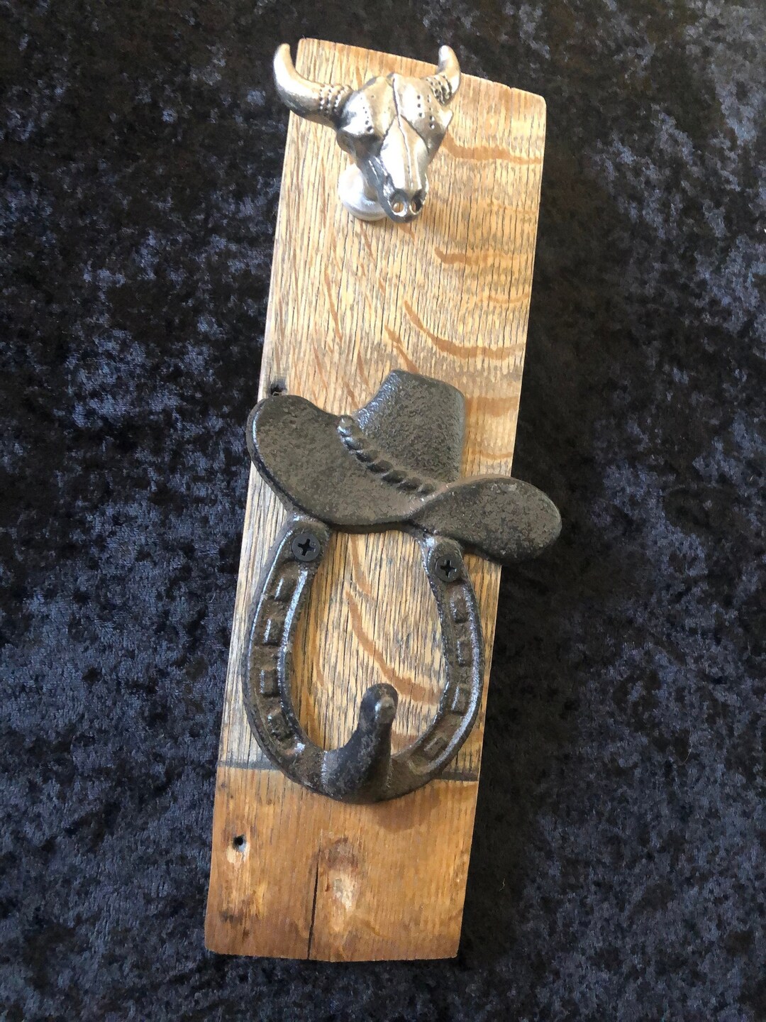 Hat Rack Western, Western Key Chain, Gift for Cowboy, Wine Gift for ...