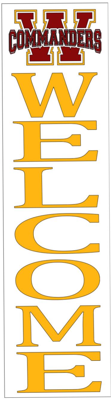 Washington Commanders Welcome Sign - Etsy