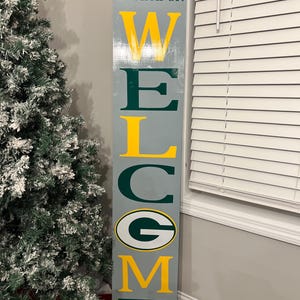 Green Bay Packers Welcome Sign - Etsy