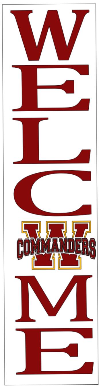 Washington Commanders Welcome Sign - Etsy
