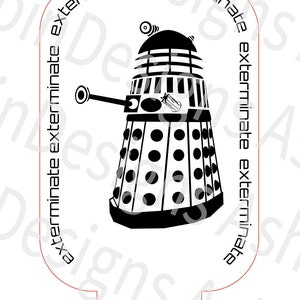 Dr. Who Inspired Clipart SVG scalable Vector Graphics Dalek for ...