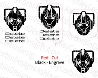 Dr. Who Inspired Clipart SVG scalable Vector Graphics Dalek for ...