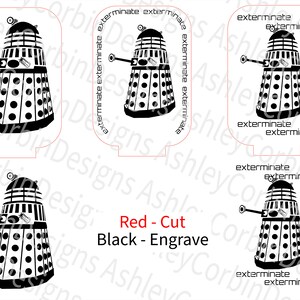 Dr. Who Inspired Clipart SVG scalable Vector Graphics Dalek for ...