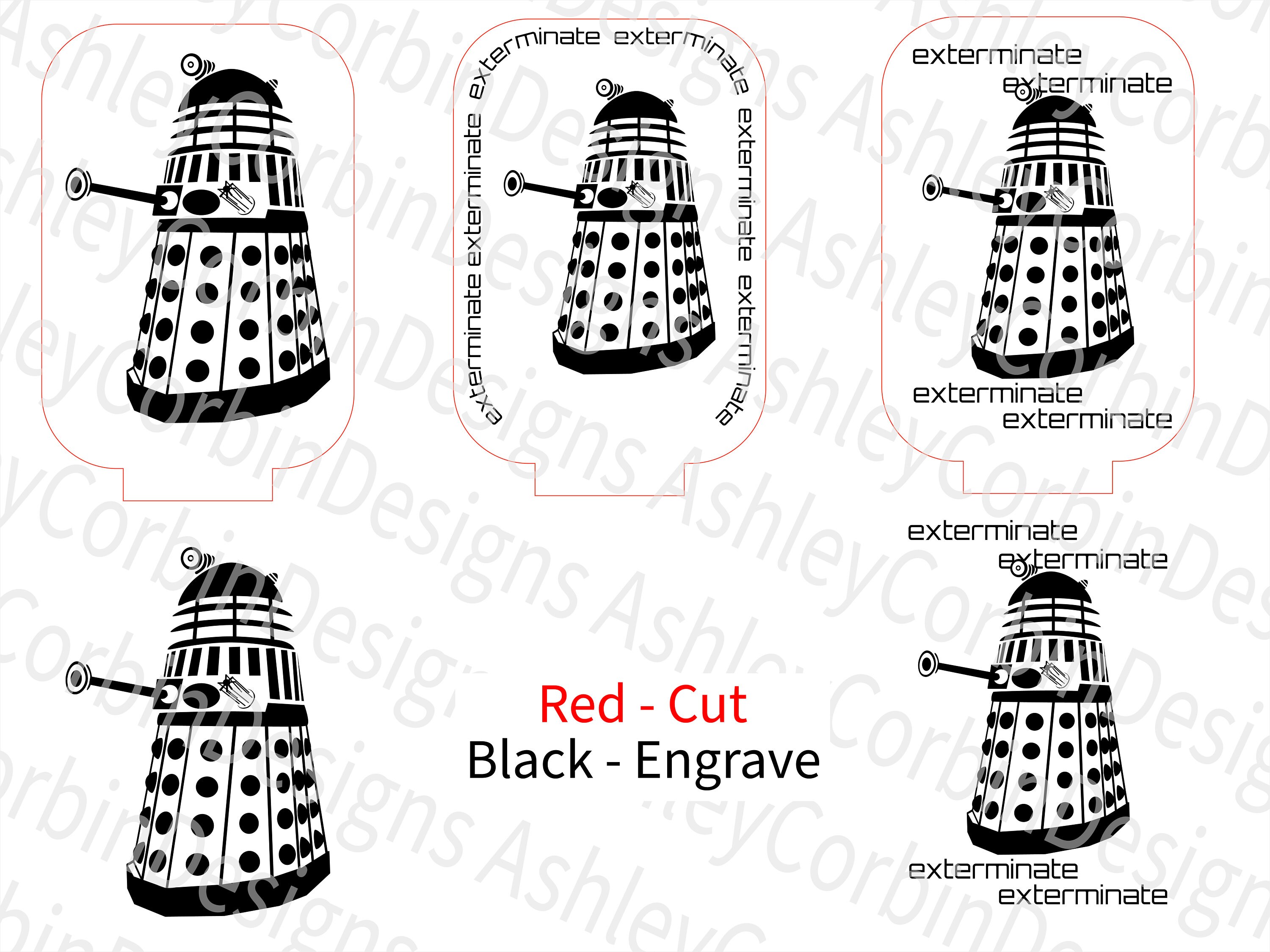 Dr. Who Inspired Clipart SVG scalable Vector Graphics Dalek for ...