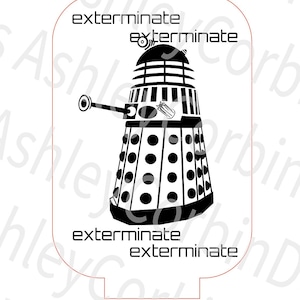Dr. Who Inspired Clipart SVG scalable Vector Graphics Dalek for ...
