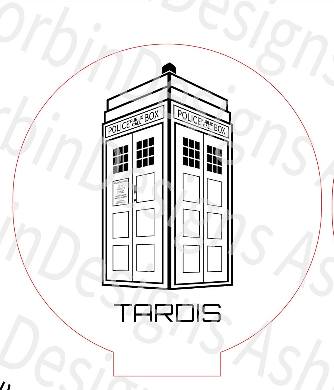 Dr. Who Inspired TARDIS Clipart SVG scalable Vector Graphics for ...