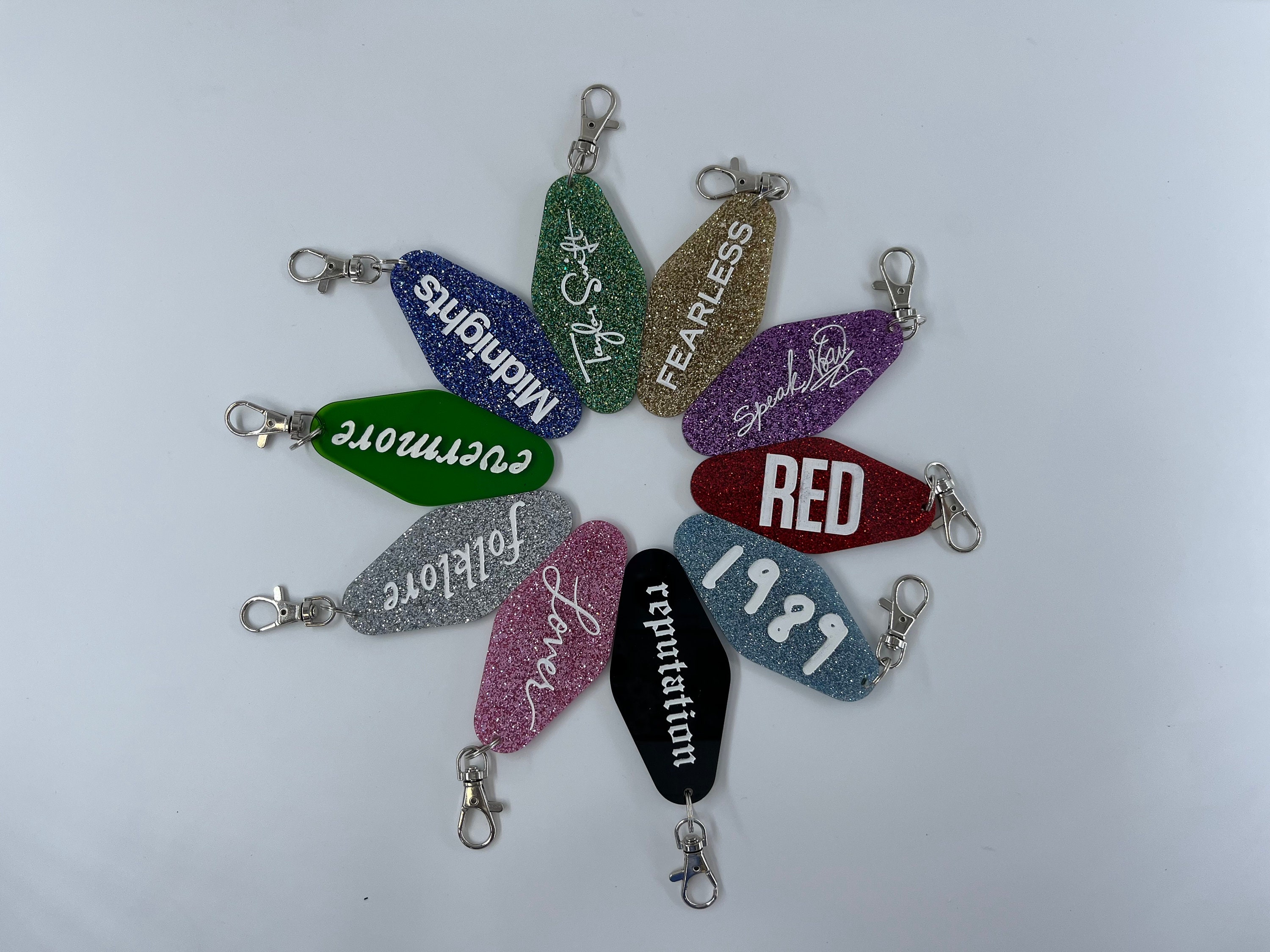 Old School Hotel Room Key Chain Taylor Swift Folklore Album - Etsy